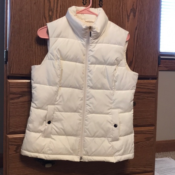 Tops | Cream Color Small Vest | Poshmark
